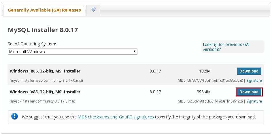 MySQL 설치 방법 및 MySQL 설치 확인 하는 방법! - 도라가이드